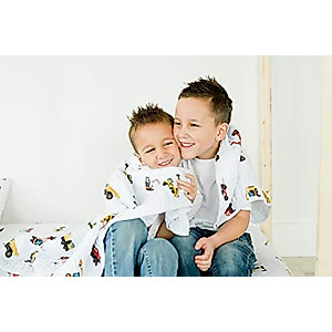 ADDISON BELLE Dream Everything Blanket - 100% Muslin Cotton - Oversized 47 inches x 47 inches - Premium 4 Layer Blanket (Construction)