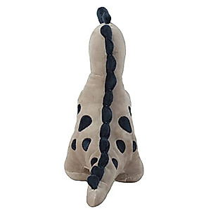 Linzy Plush 10.5'' Titan Baby Soft Plush Dinosaur, Gray Color, Huggable and Cuddly Bedtime Plush Toy, Stuffed Animals Dinosaur for Baby. 10.5'' Standing High.