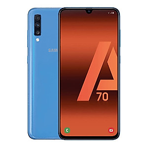 Samsung Galaxy A70 A705M 128GB DUOS GSM Unlocked Android Phone W/Dual 32MP Camera (International Variant/US Compatible LTE) - Blue