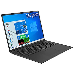 LG Gram 17Z90P Laptop 17" IPS Ultra-Lightweight, (2560 x 1600), Intel Evo 11th gen Core i7 , 16GB RAM, 2TB SSD, Upgradeable Windows 10 Home, Alexa Built-in, 2X USB-C, HDMI, USB-A - Black