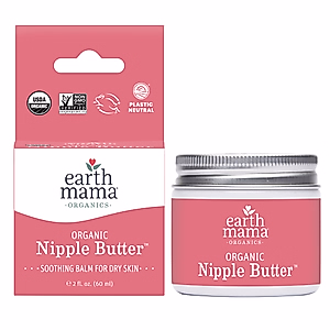 Earth Mama Nipple Butter™ & Diaper Balm | Nipple Cream & Organic Skincare for Baby | Breastfeeding & Postpartum Essentials Bundle