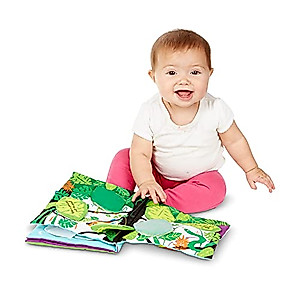 Melissa & Doug Soft Activity Baby Book - The Wonderful World of Peekaboo! - Lift The Flap Busy Book For Toddlers, Sensory Toys For Babies And Toddlers