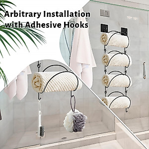 Youlvy Towel Racks for Bathroom, Towel Holder for Bathroom Wall, Bathroom Towel Storage, Towel Rack Wall Mounted, Towel Shelf for Bathroom, Towel Rack Towel Storage Bath Towel Holder Towel Shelf