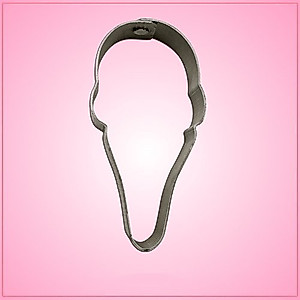 Ghostface Cookie Cutter4 inches by 2-1/4 inches aluminum