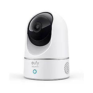 eufy security E210 Indoor Cam, 2K, Pan & Tilt, Indoor Security Camera, Wi-Fi Plug-in Camera, Human & Pet AI, Voice Assistant Compatibility, Night Vision, Motion Tracking, HomeBase not Compatible