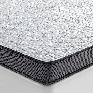 UniPon 3 Inch Memory Foam Mattress Topper Twin Cooling Mattress Topper Charcoal Infused Bed Topper with Tencel Fiber Ingredient Removable Cover