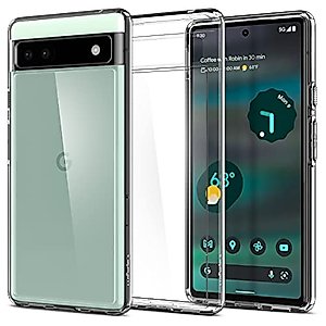 Spigen Ultra Hybrid Designed for Pixel 6a Case (2022) - Crystal Clear