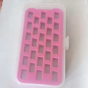 HONEYSEW Set of 2 Bobbin Box Organizers Sewing Machine bobbins Holder Contain 28 bobbins Storage Case