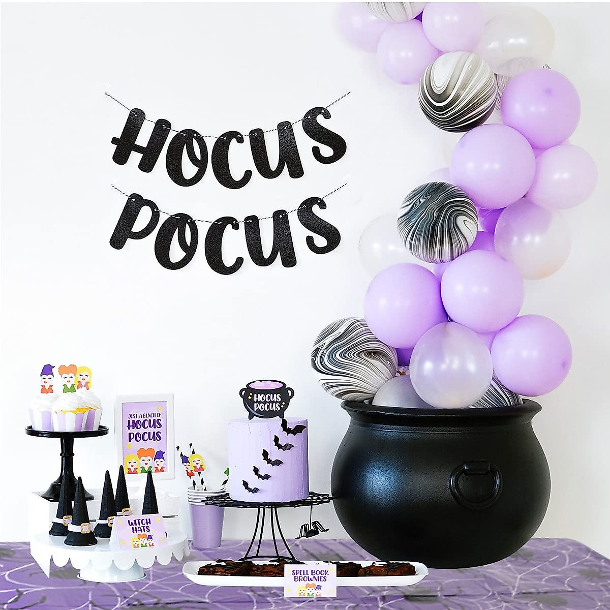 CIEOVO 6 Pieces Halloween Table Cover, Halloween Rectangle Plastic Tablecloth Pumpkin Cobweb Spider Pattern Table Cover for Halloween Kitchen Dinning Room Party Decoration Supplies