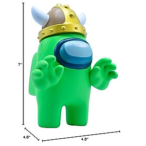 Just Toys LLC Among Us Collectible Figures - Series 2 (Green w/Viking Hat)