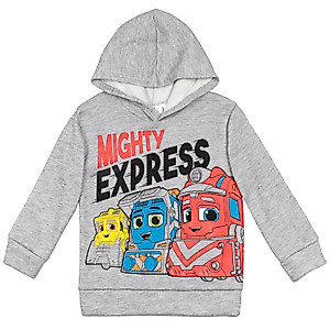 Mighty Express Nate Milo Brock Little Boys Fleece Pullover Hoodie and Pants Outfit Set Gray/Black 7-8
