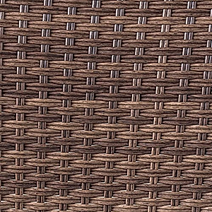 Hanover Accent 3-Piece White Wicker Chat Set, Modern Outdoor Furniture, 2 Scoop Chairs, 15'' Square Side Table, Rust-Resistant Steel Frames, Cushions, Pillows