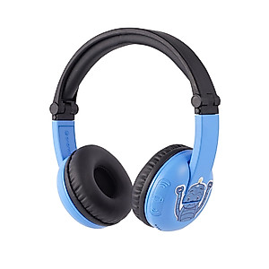 Made for Amazon Volume Limiting Bluetooth BuddyPhones, PlayTime in Blue. Ages (3-7)