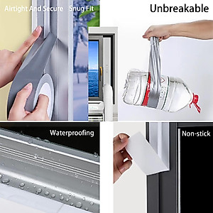 KXXFFWS Portable Air Conditioner Window Vent Kit with 5” Exhaust Hose,Universal AC parts Anti-Clockwise Hose for Portable AC Unit