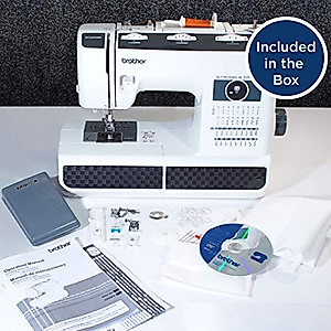 Brother Sewing Machine, ST371HD, 37 Built-in Stitches, 6 Included Sewing Feet, Free Arm Option