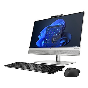 HP EliteOne 800 G6 All-in-One Computer, 23.8 IPS, FHD, Intel i7-10700, Bang & Olufsen with Stereo Speakers, NO DVD-RW, Win 10 Pro, Silver, 3 Year Warranty (32GB RAM | 1TB SSD)