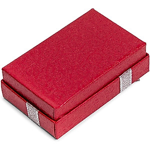 Bright Creations Jewelry Gift Box Set with Lids and Ribbon Bows (6 Colors, 2 x 3 x 1 in, 24 Pack)