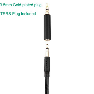 Smays Microphone Replacement for Rig 400 Gaming Headset, Turtle Beach, PS4 Headphone - 3.5mm Detachable Mic Attachment