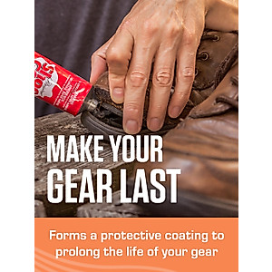 SOF SOLE Original Shoe Goo - 3.7 fl oz Tube - Clear Shoe Glue - Repairs Soles, Heels, Patches Small Holes - Bonds on Contact, Dries Within 24 Hrs, Waterproof - Works on Leather, Rubber, Vinyl, Canvas