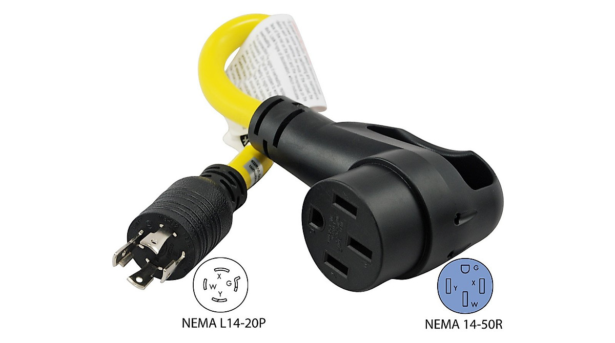 Conntek RV-Generator Adapter | 20A to 50A Plug