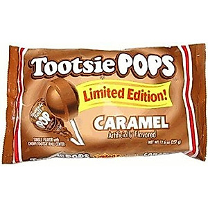Caramel and Chocolate Tootsie Pops Limited Edition 2-pack Flavor Bundle, 1 pounds