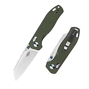 OKNIFE Rubato 2 Pocket Knife for Men, Rail Lock Knife 154CM Blade with Aluminum Handle for EDC, Outdoor