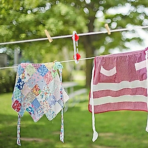 TAICHEUT 6Pcs Clothesline Spreader, 18.5 x 4.5 x 3.8cm/7.3 x 1.8 x 1.5 inches Sliver Aluminum PP Clothesline Tightened Clothes Line Pulley for Long Clothesline and Heavy Loads