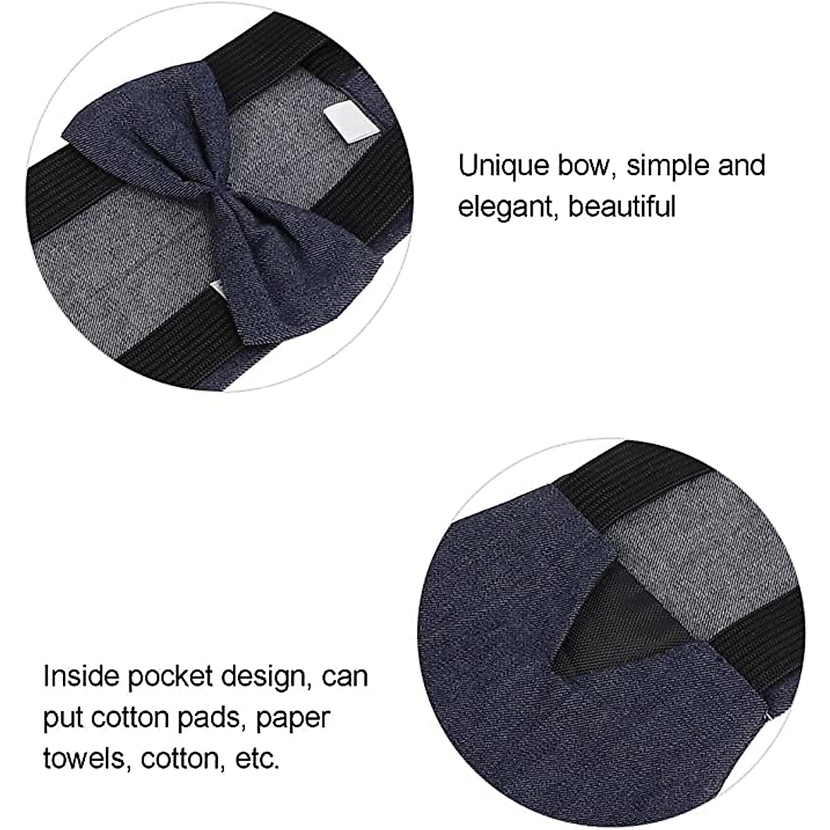 Zerodis Pet Chicken Diapers,Chicken Goose Duck Loose Tight Belt Diapers Poop Pocket Diapers Denim Pattern for Poultry Pet Cleaning Use(M)