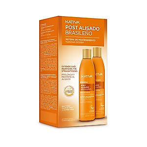 Kativa Tech Post Relaxer Kit X 2 Units (Shampoo + Conditioner 250 Ml Ml) by KATIVA