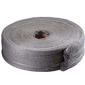 AConnet Grade 0000 Steel Wool 5lb Steel Wool Roll Steel Wool 0000 for Cleaning, Remove Rust, Buffing Wood and Metal Finishes