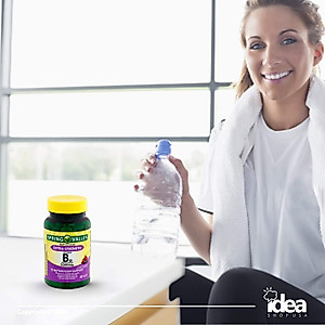 Vitamin B12 Fast Dissolve Tablets by Spring Valley, 5000 mcg, 45 Ct (3 Pack) Bundle with Exclusive Vitamins & Minerals - A to Z - Better Idea Guide (4 Items)