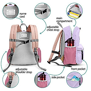 Preschool Toddler Backpack For Boys Girls, Toddler School Mini Backpack For School & Travel, Small Kids Child Backpacks, Preschool Kindergarten Elementary Toddler bag, 11" H, For Kids 2-4, Small