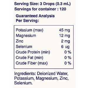 Alkazone Alkaline Multi Mineral Drops for Cats and Dogs - Animals are Naturally Designed to be More Alkaline Than Acidic. Their Bodies can Benefit from Using Alkaline Water for Pets with Minerals