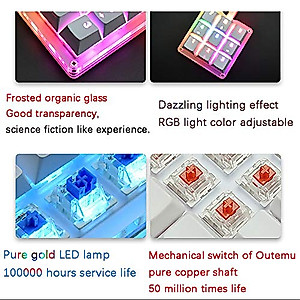 hokistudio 9 Keys 24 Macro Programmable Setting Keypad RGB Backlight Mechanical Keyboard for OSU Single-Handed Keyboard Electric Contest Game PC Laptop MAC Win Geeker Outemu Red Switch