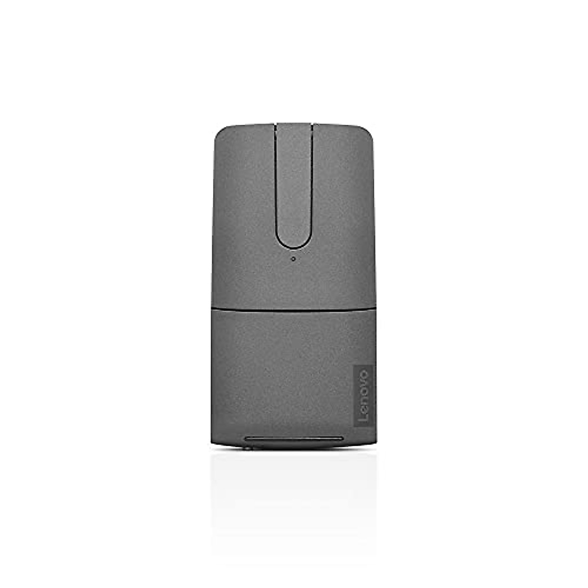 Lenovo Yoga Mouse with Laser Presenter, 2.4GHz Wireless Nano Receiver & Bluetooth 5.0, Award-Winning Ergonomic V-Shape, Adjustable 1600 DPI, Optical Mouse, GY50U59626, Iron Grey, gray