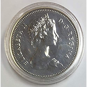 1980 CA Canada Arctic Territories Silver Dollar in Original Box $1 Specimen