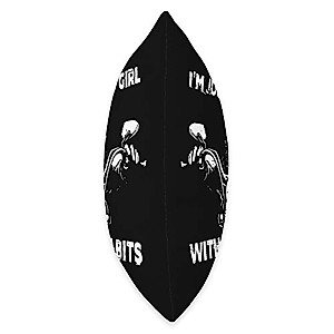 Motorcycle Pillows Rider Riding Biker Gifts Good Girl Bad Habits Motorcycle Cool Biker Gift for Women Throw Pillow, 16x16, Multicolor