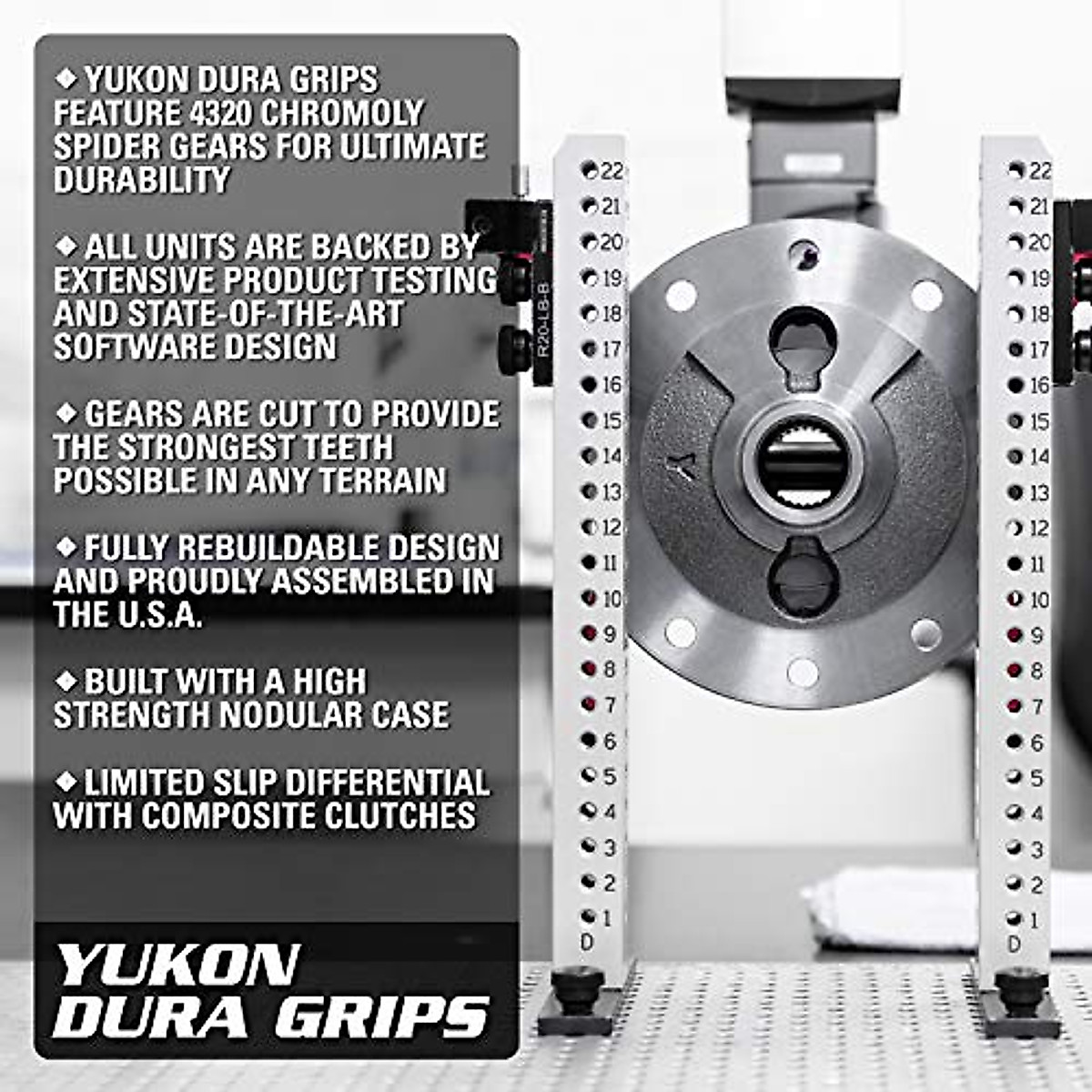 Yukon Gear & Axle Dura Grip Limited Slip Differential Positraction, 28 Spline, Compatible with 8" Ford Axle, YDGF8-28-AG