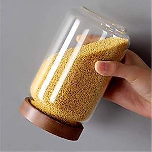 NC Sealed jar Glass jar Food Grade Transparent Glass jar with lid Cereals Storage Tank Storage jar Bottle jar