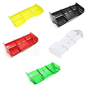 1:8 RC RC Plastic Tail Wing for 1/8 Scale Nitro Electric Off Road BuggyTruck ,Black