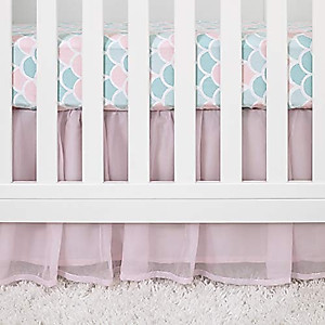 NoJo Sugar Reef Mermaid 4 Piece Nursery Crib Bedding Set