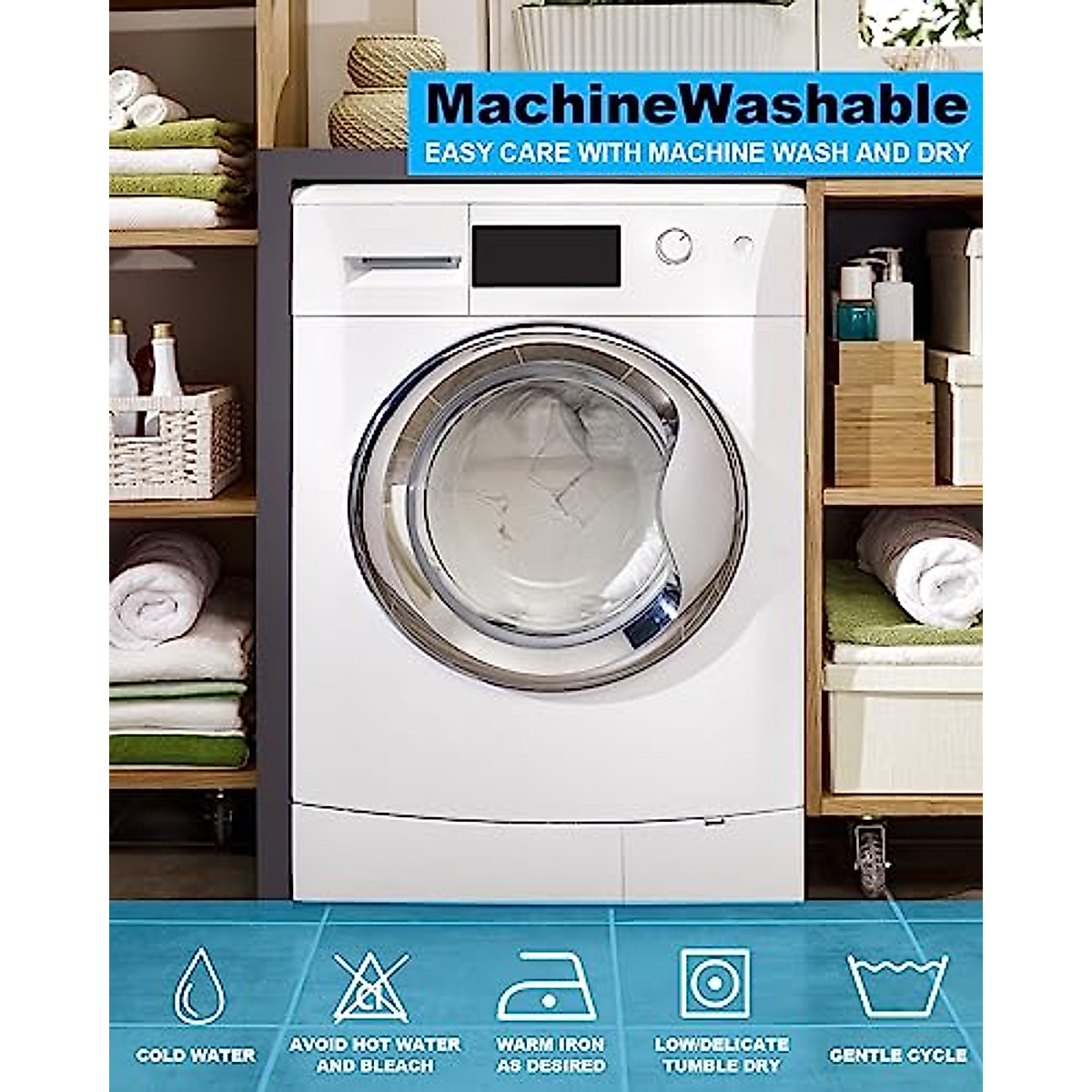 applebless Set of 2 Throw Pillow Covers Square for Home Decor, Camo 18x18 Inch Cotton Reversible Pillow Case Sofa Soft Cushion Cases for Bedroom Couch Bed Car Chair