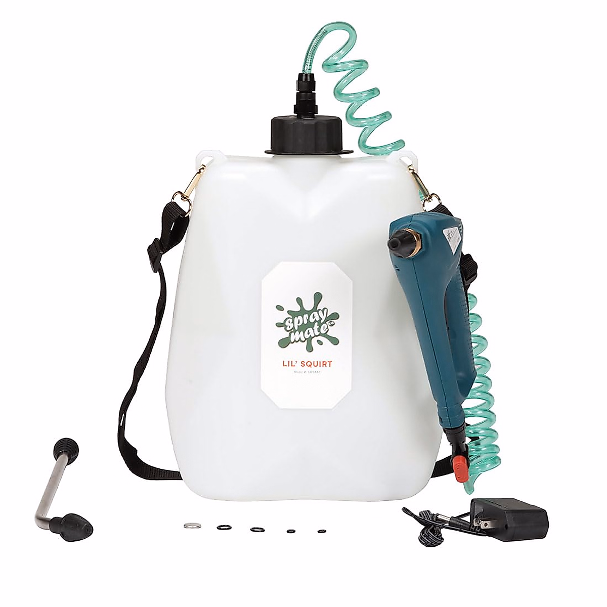 SprayMate Lil' Squirt Battery Powered Sprayer - Electric Portable Garden Sprayer - 1.3 Gallon