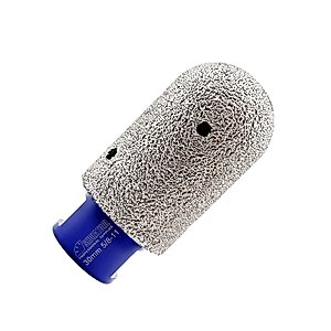 SHDIATOOL Diamond Finger Milling Bit 1-3/16" for Enlarging Shaping Beveling Existing Hole of Porcelain Hard Ceramic Granite Marble 30mm
