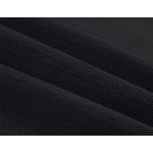 lymanchi Women Wide Neck Sweatshirt Off Shoulder Long Sleeve Casual Loose Shirts 107 Black XL