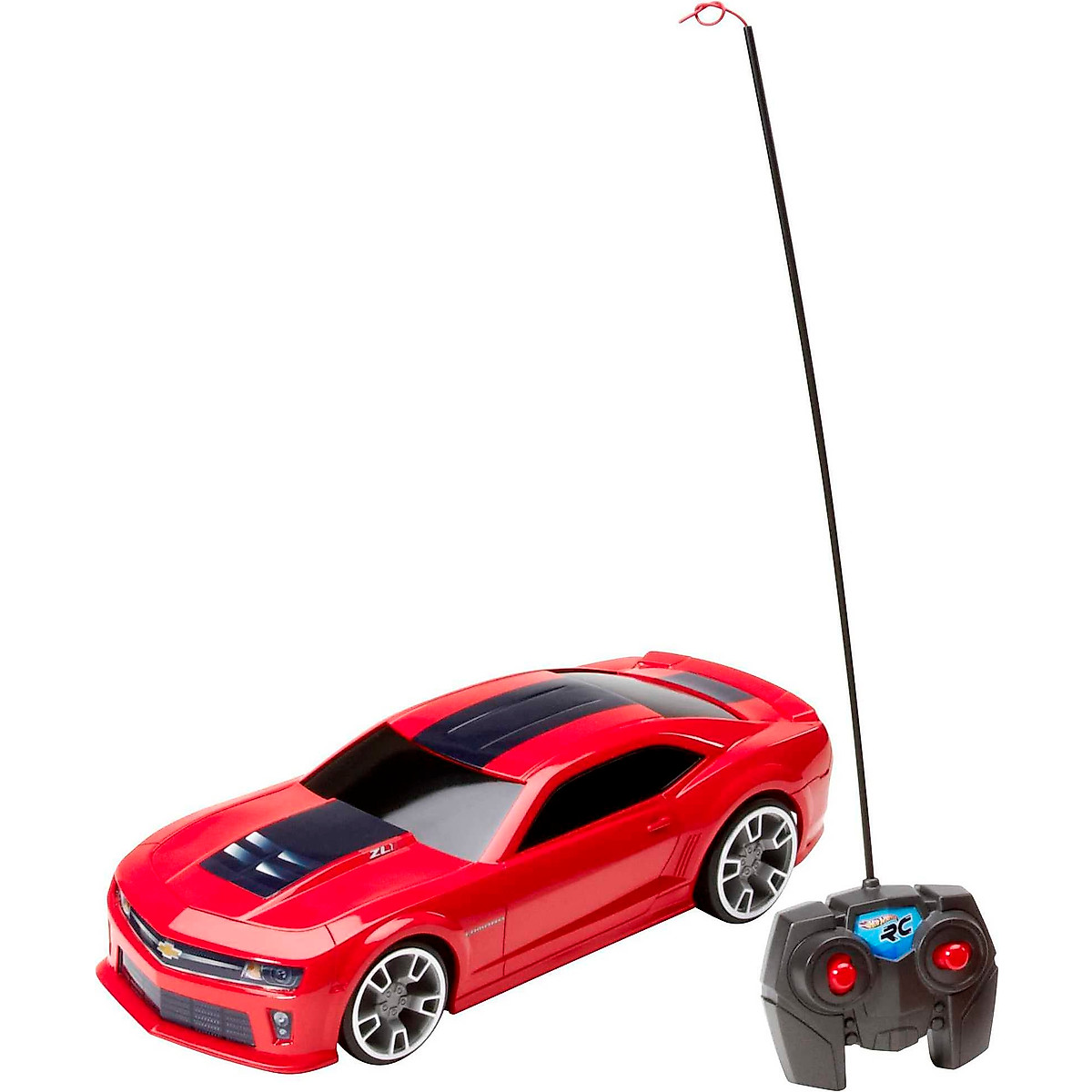 Hot Wheels RC Red ZL1 Camaro, Full-Function Remote-Control Toy Car, High-Performance Engine, 2.4 GHz with Range of 65ft