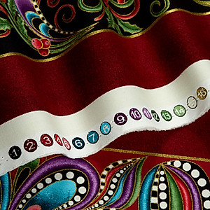 Benartex Cat-I-tude Christmas Cat-I-tude Stripe Multi Quilt Fabric