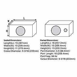 BOSS Audio Systems CXX10 Car Subwoofer - 800 Watts Maximum Power, 10 Inch Subwoofer, Single 4 Ohm Voice Coil, Sold Individually