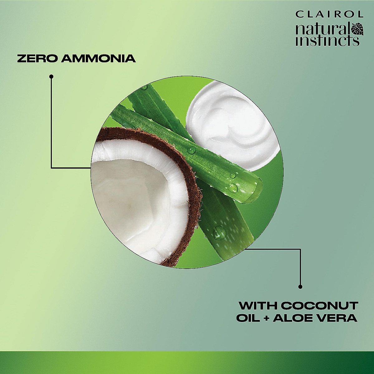 Clairol Natural Instincts Demi-Permanent Hair Dye, 6A Light Cool Brown Hair Color, Pack of 1