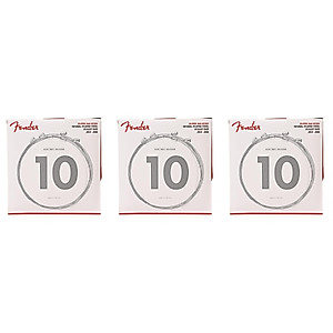 Fender 3250R Super Bullets Nickel Steel Electric Strings - .010-.046 Regular (3-Pack)